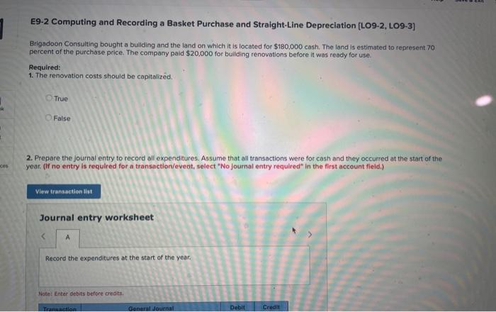 Solved E9-2 Computing and Recording a Basket Purchase and | Chegg.com