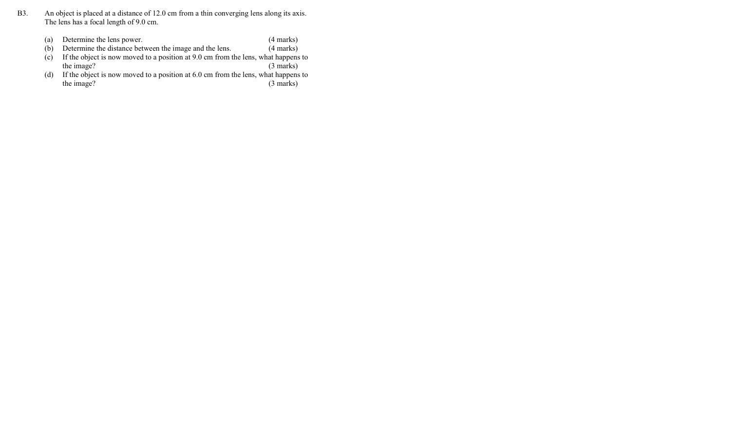 Solved PHY EST Sample 1 ﻿B3Please help me with the question | Chegg.com