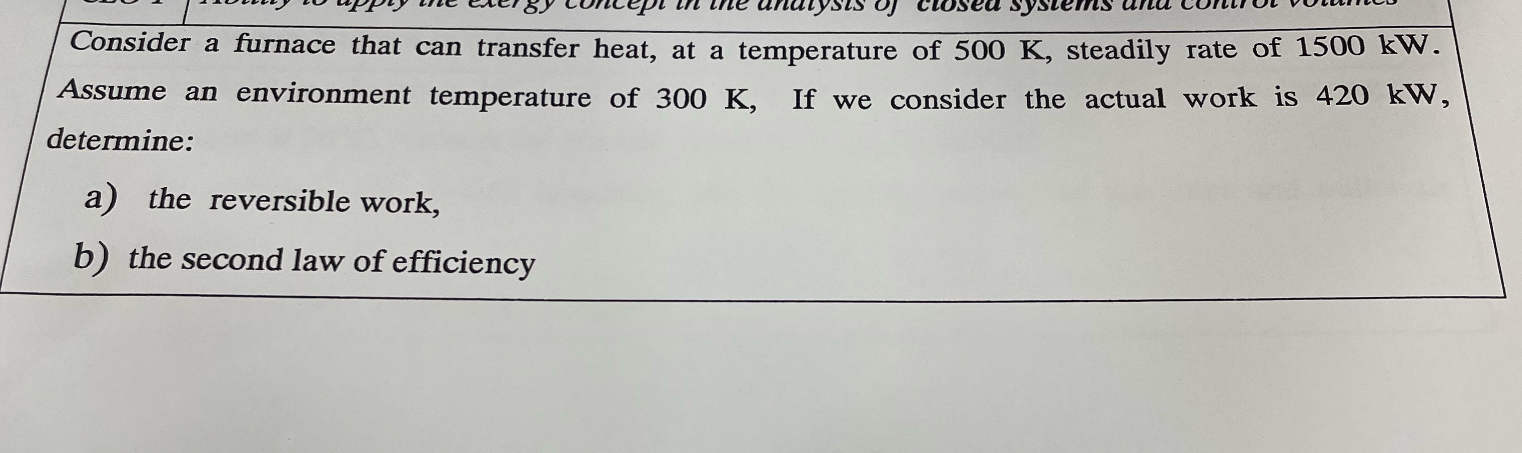 Solved Consider a furnace that can transfer heat, at a | Chegg.com