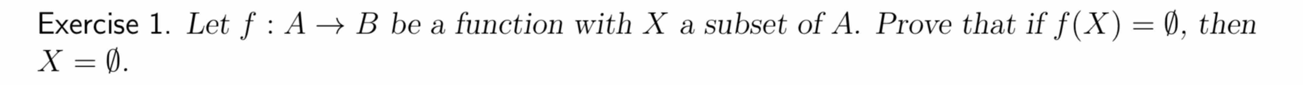 Solved Let f:A→B ﻿be a function with x ﻿a subset of A. | Chegg.com