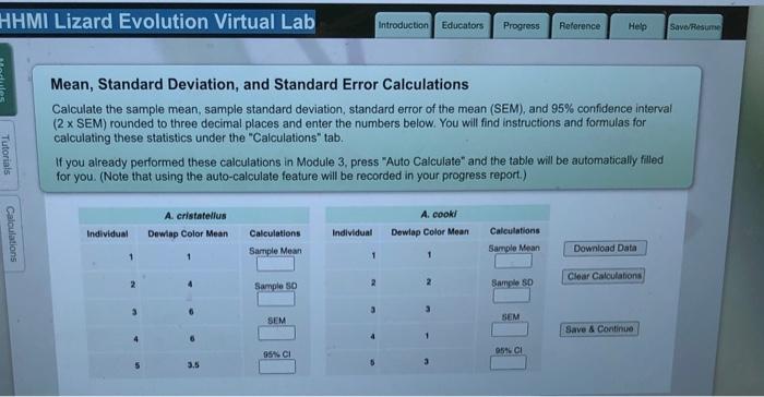 Solved Mean, Standard Deviation, and Standard Error | Chegg.com