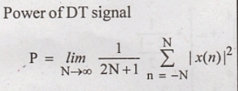 Solved Find Power of x[n]=sin((npi)/3) ﻿formula to find | Chegg.com