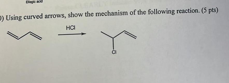 Solved Using curved arrows, show the mechanism of the | Chegg.com