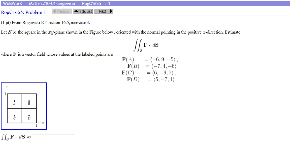 Let S be the square in the xy-plane shown in the | Chegg.com