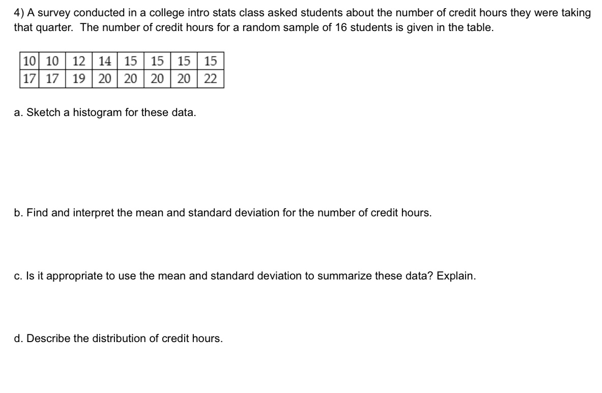 Solved How to solve A survey conducted in a college intro | Chegg.com