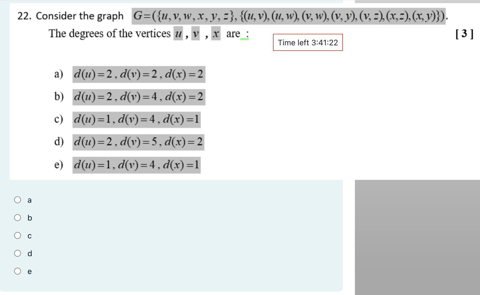 Solved The incidence matrix of the graph G ﻿in Question 22 | Chegg.com