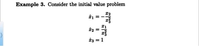 Solved Example 3. Consider the initial value problem | Chegg.com