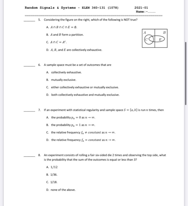 Solved CHOOSE the correct answer and WRITE the | Chegg.com