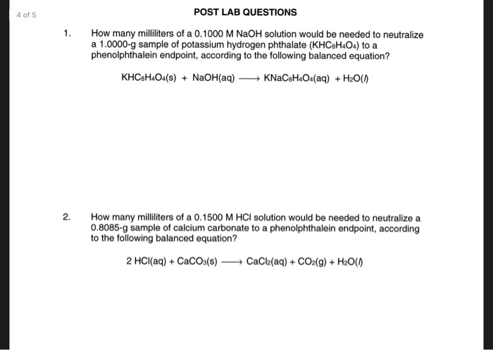 Solved Preparation of 0.30 M Sodium Hydroxide: 1. Determine | Chegg.com