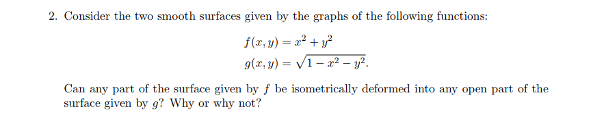 Solved it is a multivariable calculus question.kindly give | Chegg.com