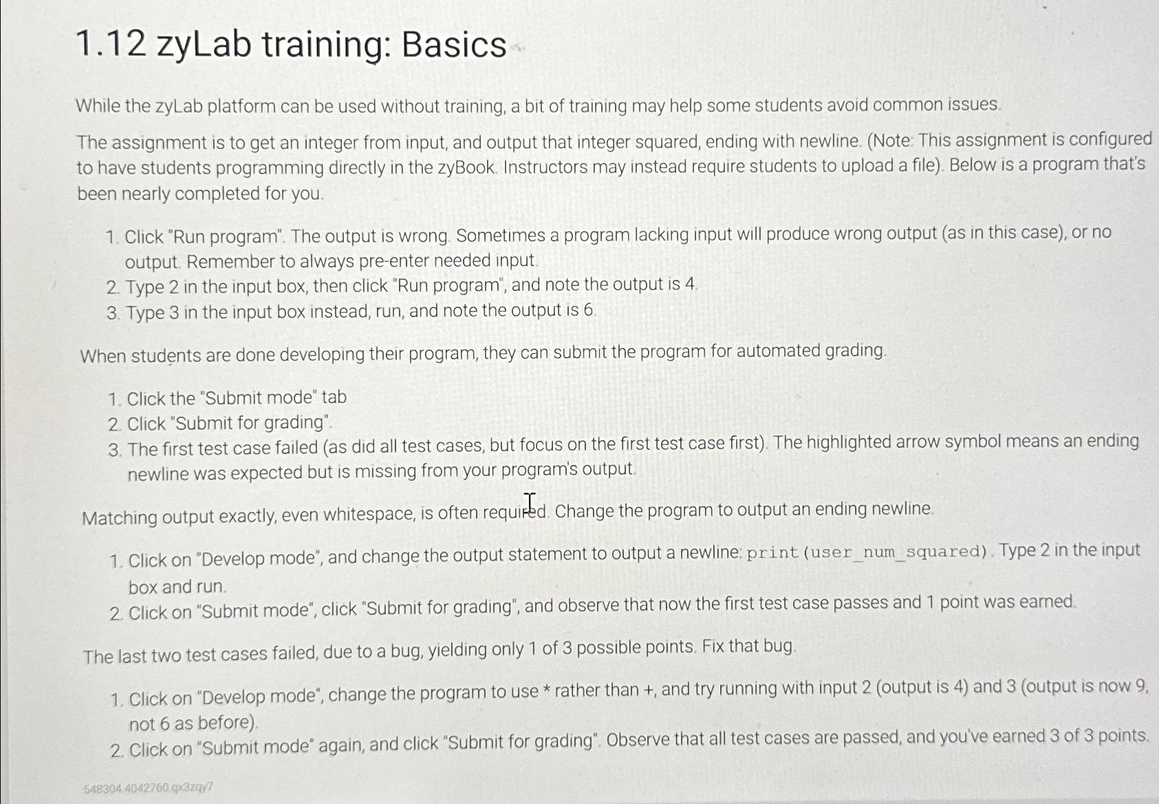 Solved 112 ﻿zylab Training Basicswhile The Zylab Platform 