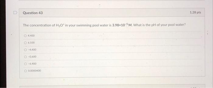 Solved The concentration of \\( \\mathrm{H}_{3} | Chegg.com