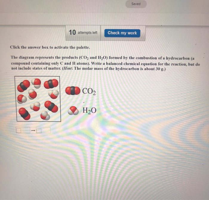 Solved Saved 10 attempts left Check my work Click the answer | Chegg.com