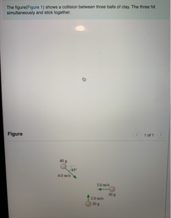 Solved The figure(Figure 1) shows a collision between three | Chegg.com