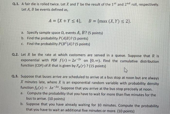 Solved Q5 Let X Be A Discrete Random Variable With Pmf P