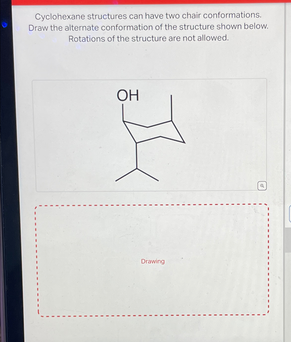 Solved Cyclohexane structures can have two chair | Chegg.com