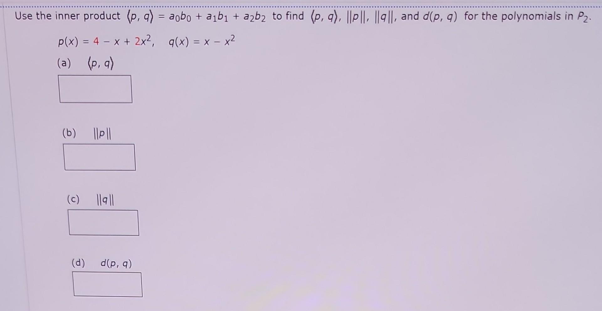 Solved e the function to find the image of v and the | Chegg.com
