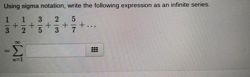 Solved Using sigma notation, write the following expression | Chegg.com