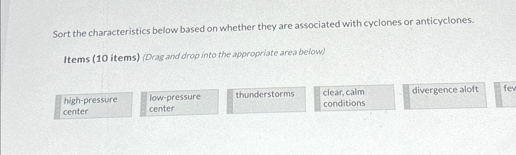Solved Sort the characteristics below based on whether they | Chegg.com
