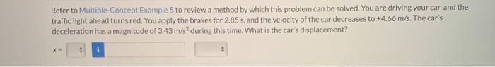 Solved Refer to Multiple-Concept Example 5 to review a | Chegg.com
