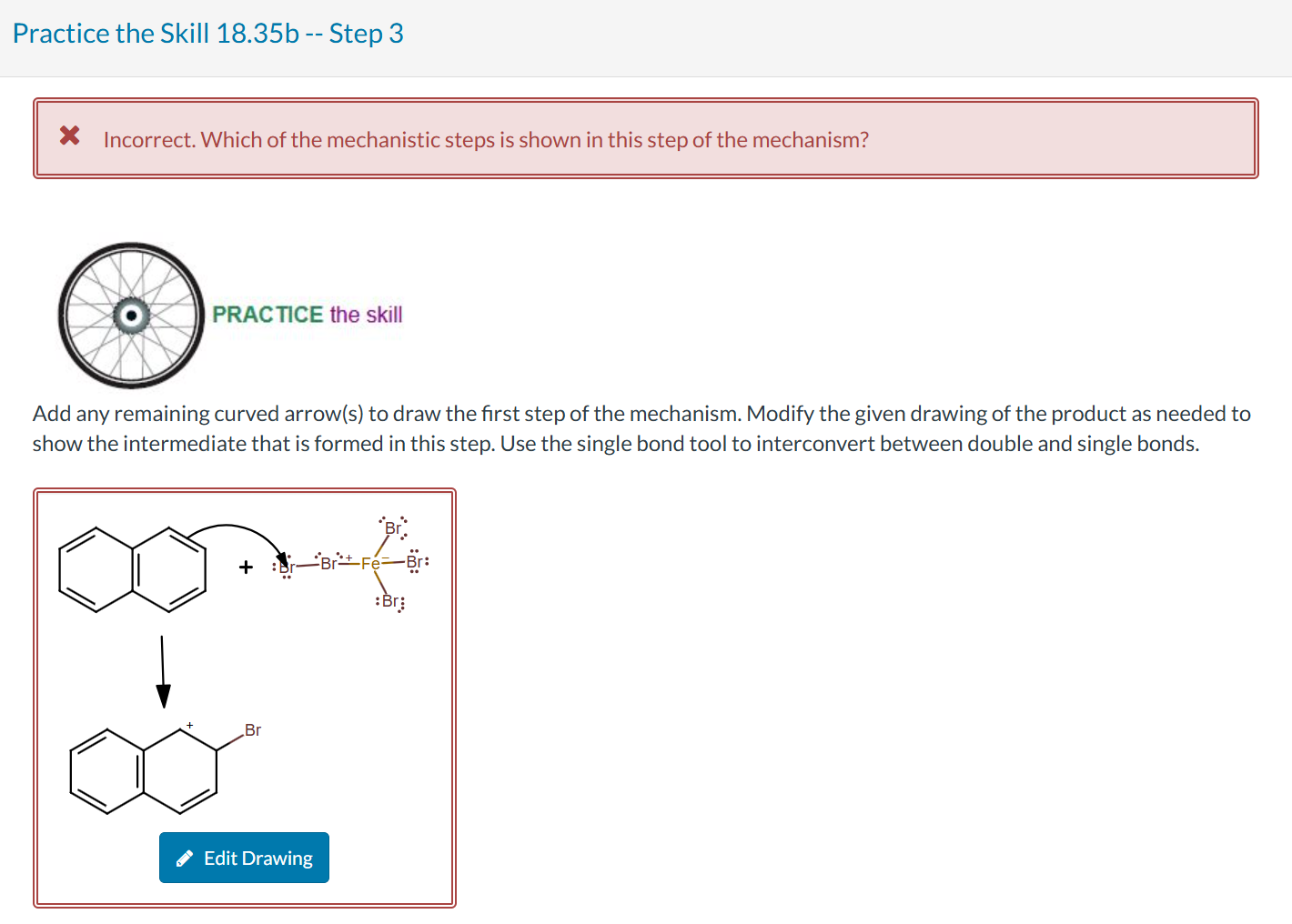Solved Which of the mechanistic steps is shown in this step | Chegg.com