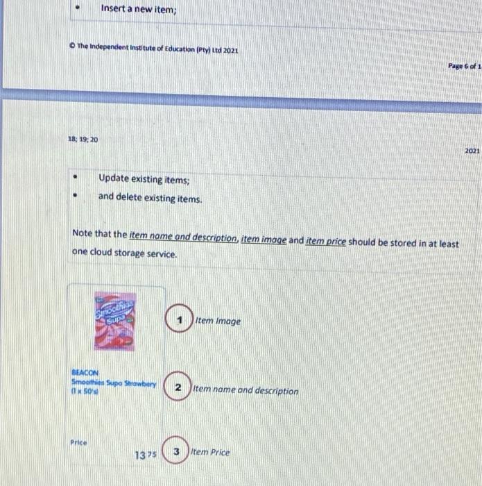 Solved Task 2 - Cloud Application Design: Self-Healing, | Chegg.com
