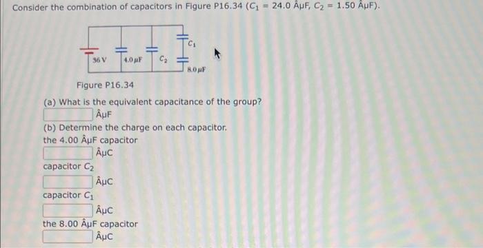 Solved Consider the combination of capacitors in Figure | Chegg.com