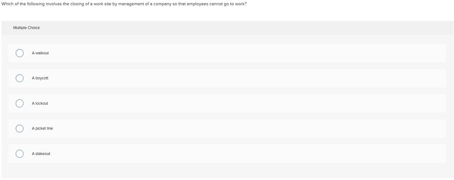 Solved Which of the following involves the closing of a work | Chegg.com