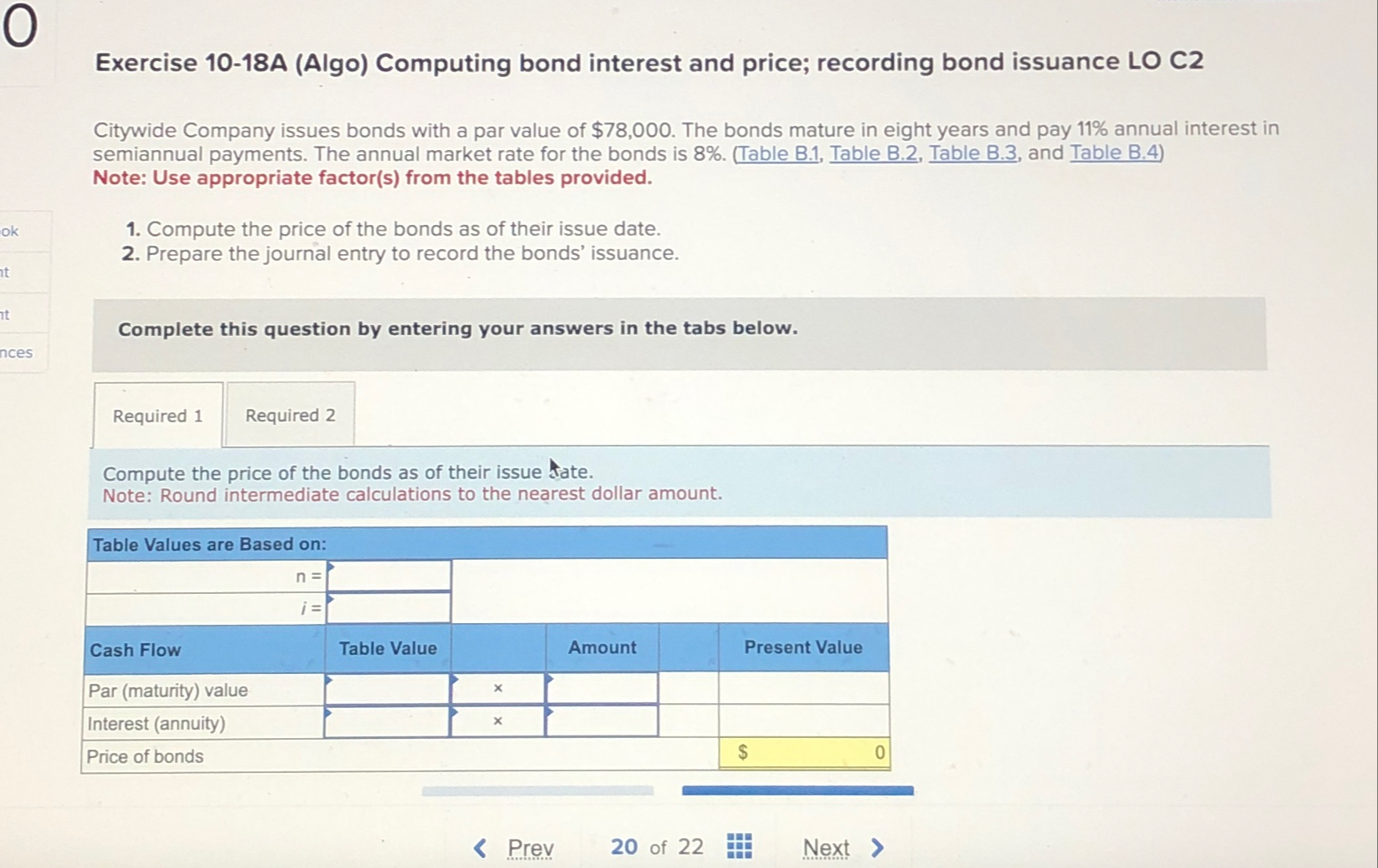 Exercise 10-18A (Algo) ﻿Computing bond interest and | Chegg.com