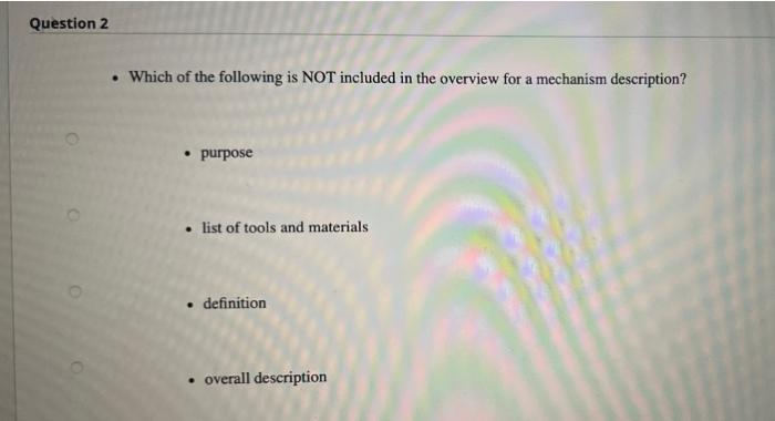 Question 1 Exemplification, etymology, and operating | Chegg.com