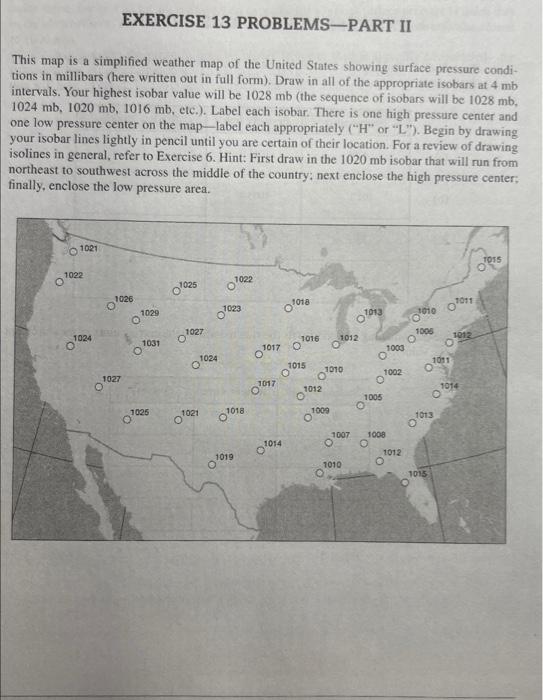 Solved Encode the following data around the station model | Chegg.com