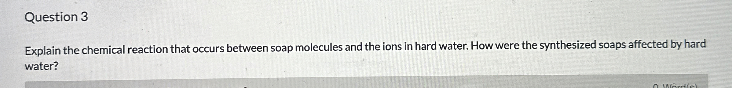 Solved Question 3Explain the chemical reaction that occurs | Chegg.com