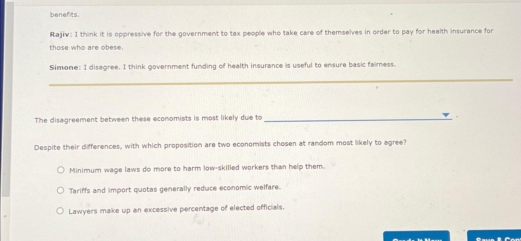 Solved benefits.Rajiv: I think it is oppressive for the | Chegg.com