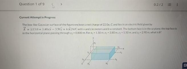 Solved Question 1 ﻿of 90.22Current Attempt in ProgressThe | Chegg.com
