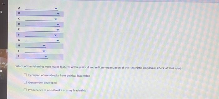 2. Map Activity: The Formation of the Hellenistic | Chegg.com
