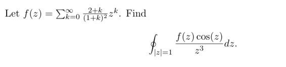 Solved topic is complex analysis. please give a lot of | Chegg.com