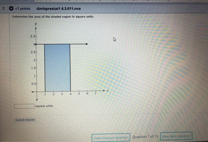 Solved + -/1 points davisprestat1 6.3.011.nva 7. Determine | Chegg.com