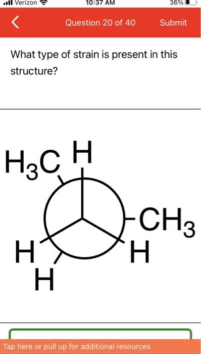 Solved What type of strain is present in this structure? | Chegg.com