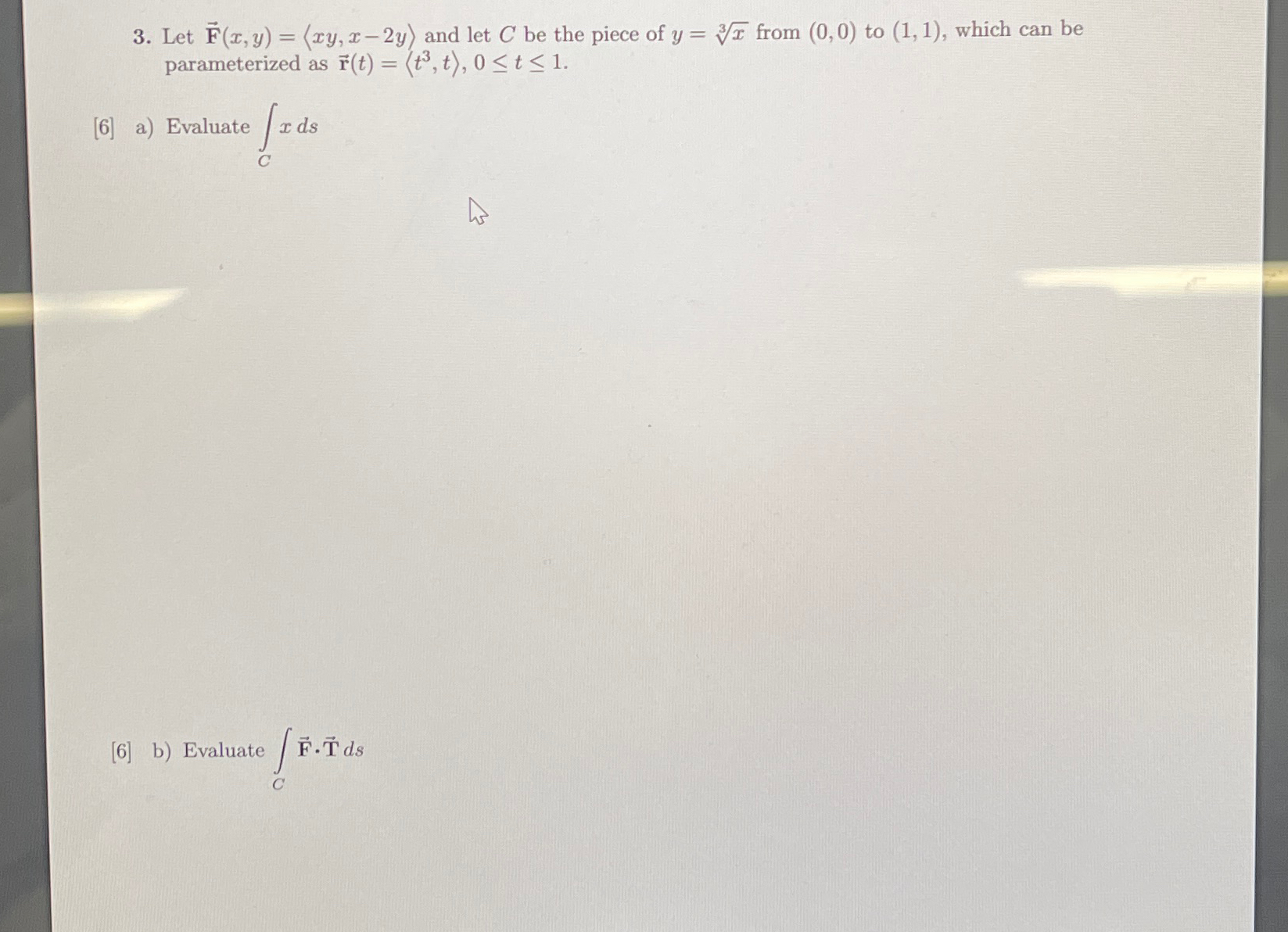 Solved Let vec(F)(x,y)=(:xy,x-2y:) ﻿and let C ﻿be the piece | Chegg.com