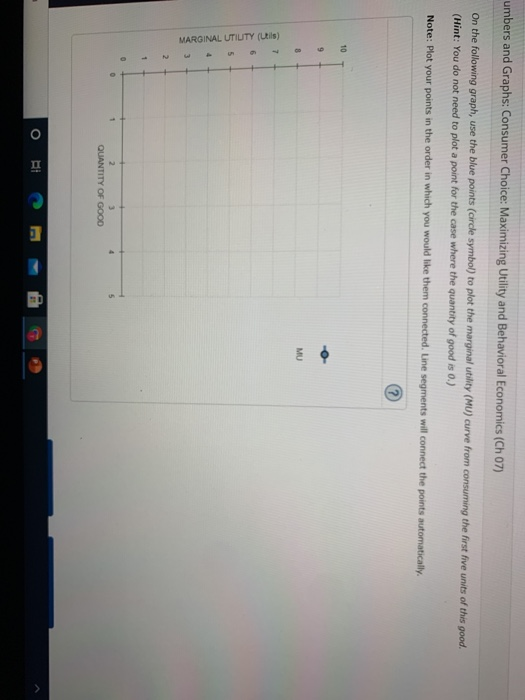 Solved 5. Working with Numbers and Graphs Q6 The following | Chegg.com