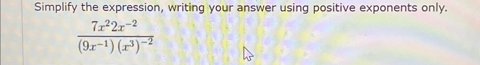 Solved Simplify the expression, writing your answer using | Chegg.com