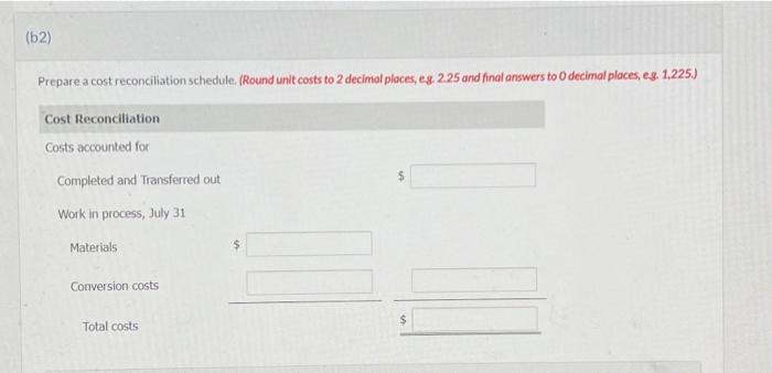 Solved The Cutting Department of Carla Vista Company has the | Chegg.com