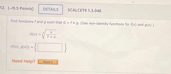 Solved Consider the following functions. f(x)=81−x2,g(x)=x+4 | Chegg.com