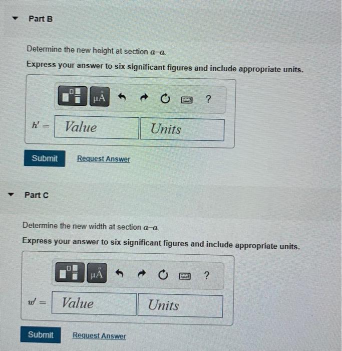 Solved The steel bar has the original dimensions shown in | Chegg.com