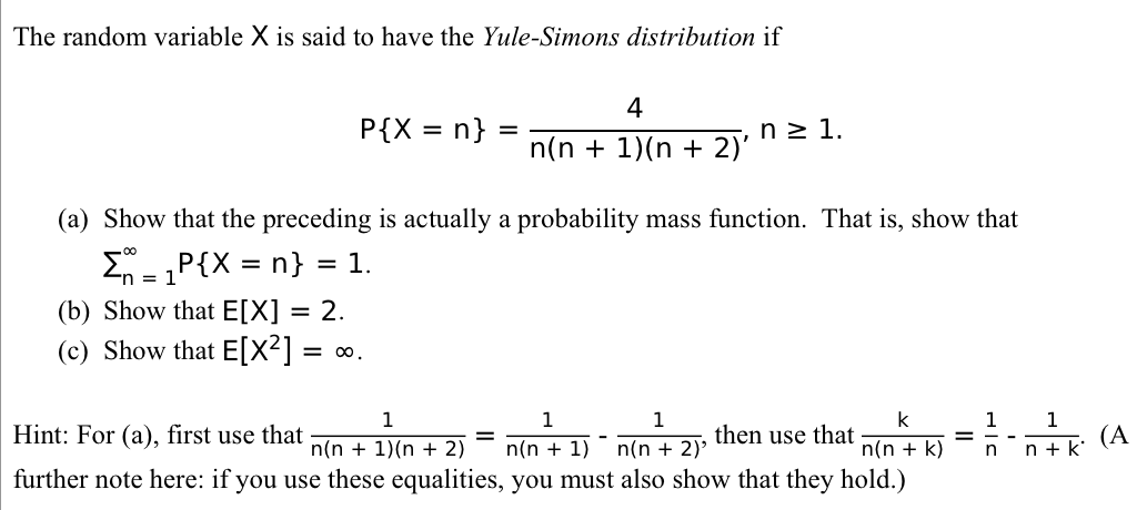 Solved Using Ross, S. (2019). ﻿A first course in | Chegg.com