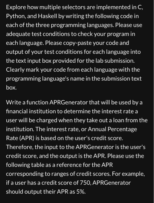 Solved Explore how multiple selectors are implemented in C, | Chegg.com