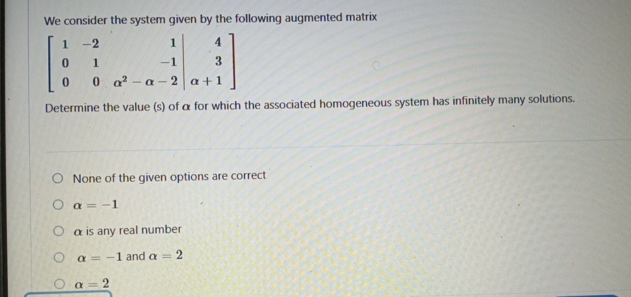 Solved We consider the system given by the following | Chegg.com