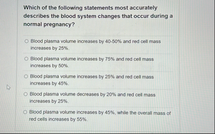 Solved Which of the following statements most accurately | Chegg.com