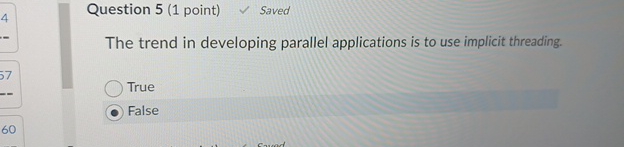 Solved Question 5 (1 ﻿point) ﻿SavedThe trend in developing | Chegg.com