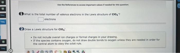 Solved 1 What is the total number of valence electrons in | Chegg.com